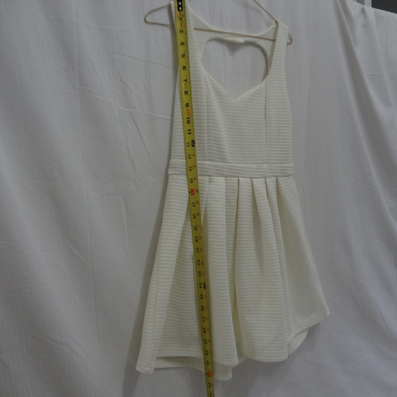 Poof Couture | Dresses | Milk White Open Back Dress By Poof Couture ...